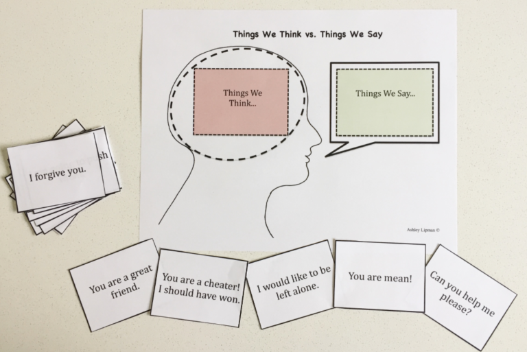 Think vs. Say – Hub For Helpers