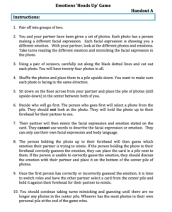 Emotion Heads Up Game – Hub For Helpers